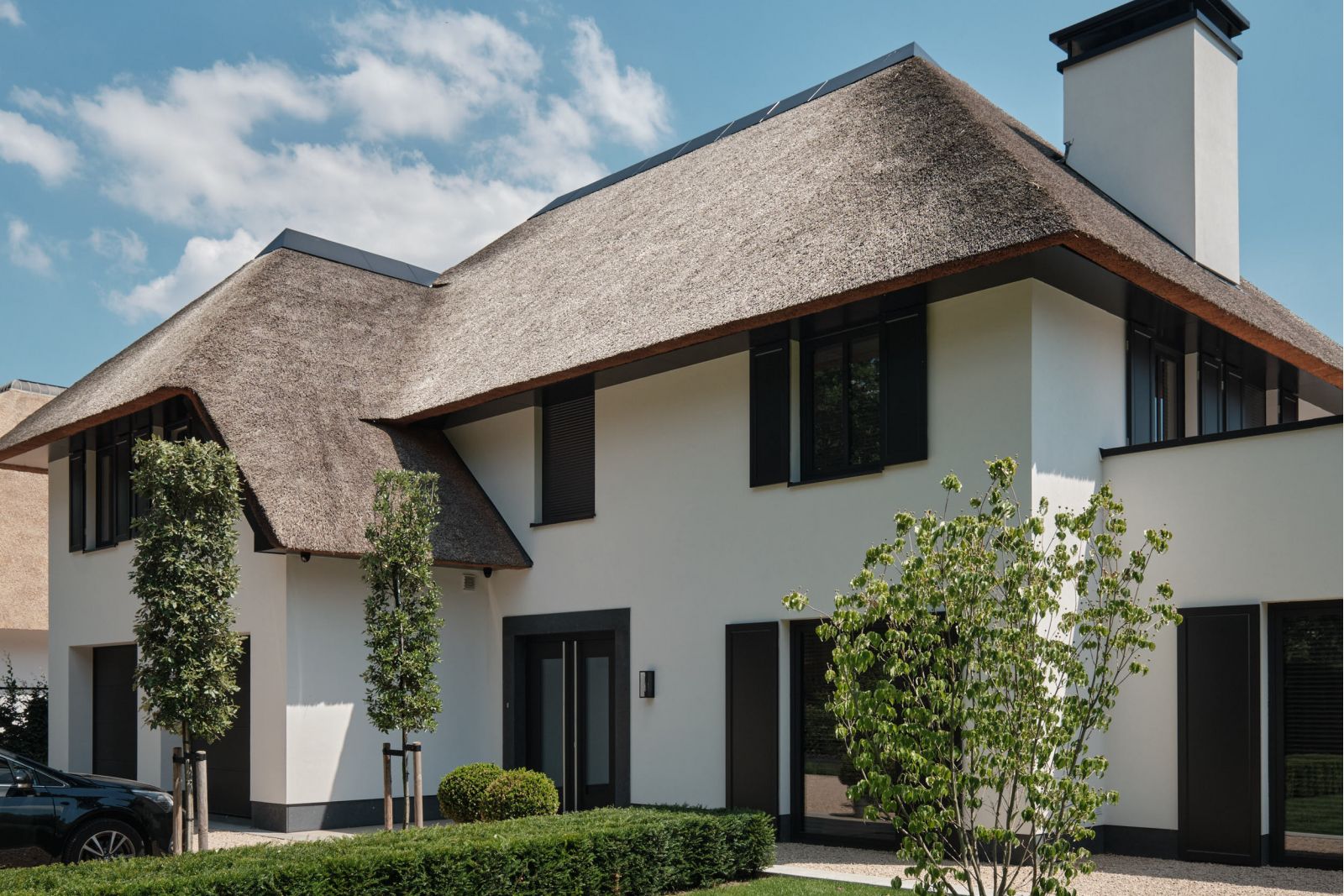 Villa Leemkuilenweg Stiphout - Rietdekkersbedrijf Van den Elzen